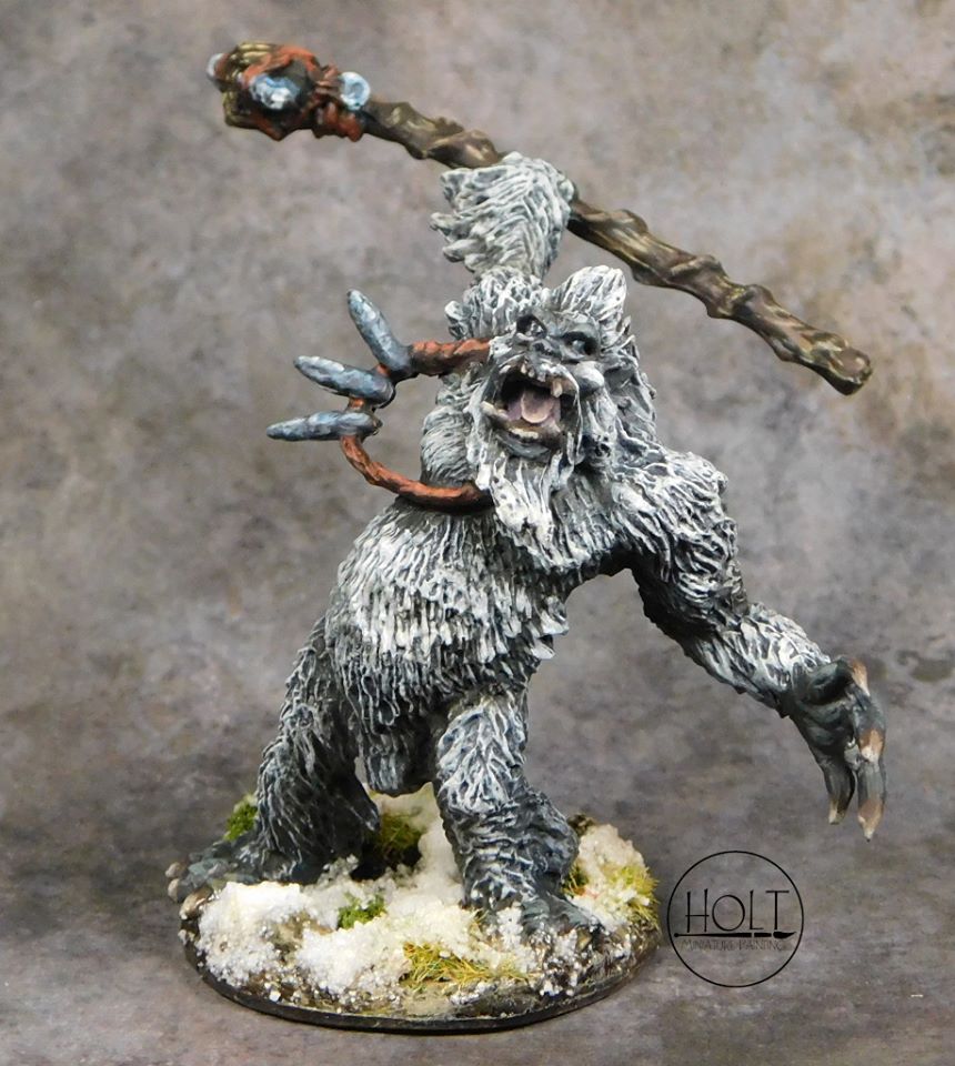 Yeti Shaman from Reaper Miniatures – K.C. Holt Miniature Painting
