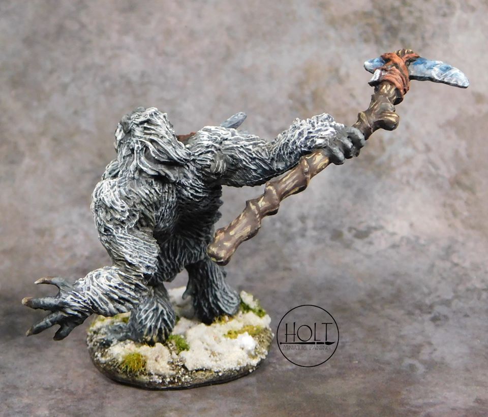 Yeti Shaman from Reaper Miniatures – K.C. Holt Miniature Painting