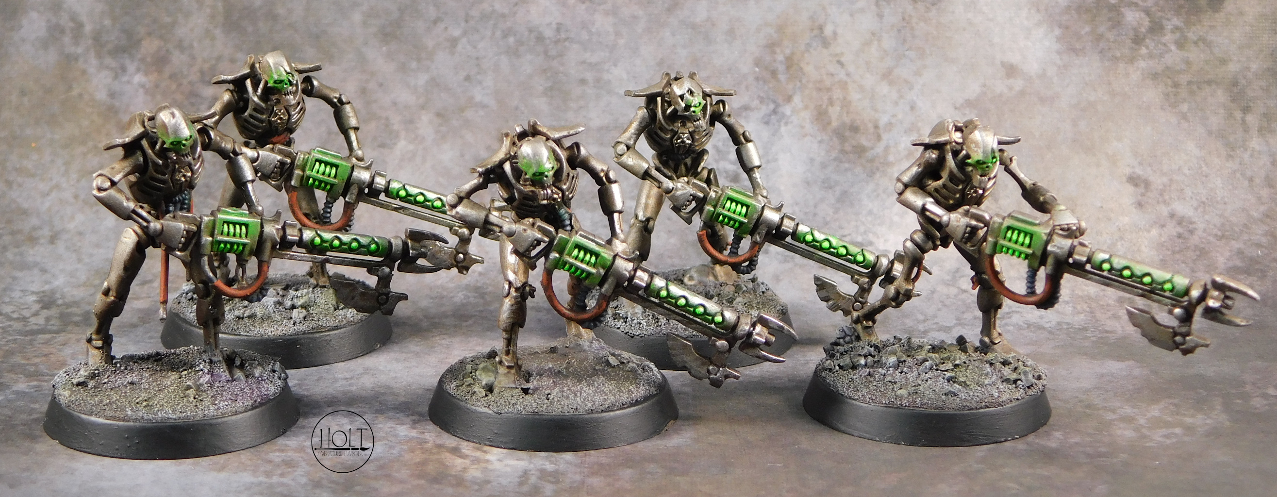 Games Workshop Warhammer 40,000 Necron Warriors – K.C. Holt Miniature ...