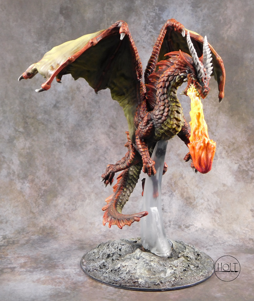 WizKids Young Red Dragon – K.C. Holt Miniature Painting