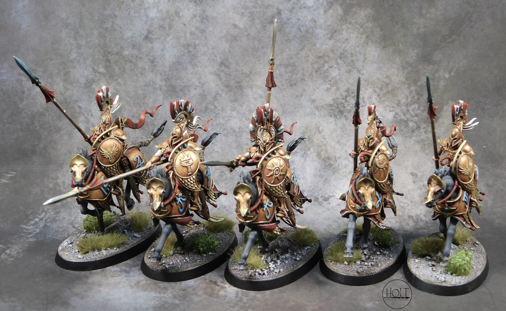 Lumineth Realm-Lords Army – K.C. Holt Miniature Painting