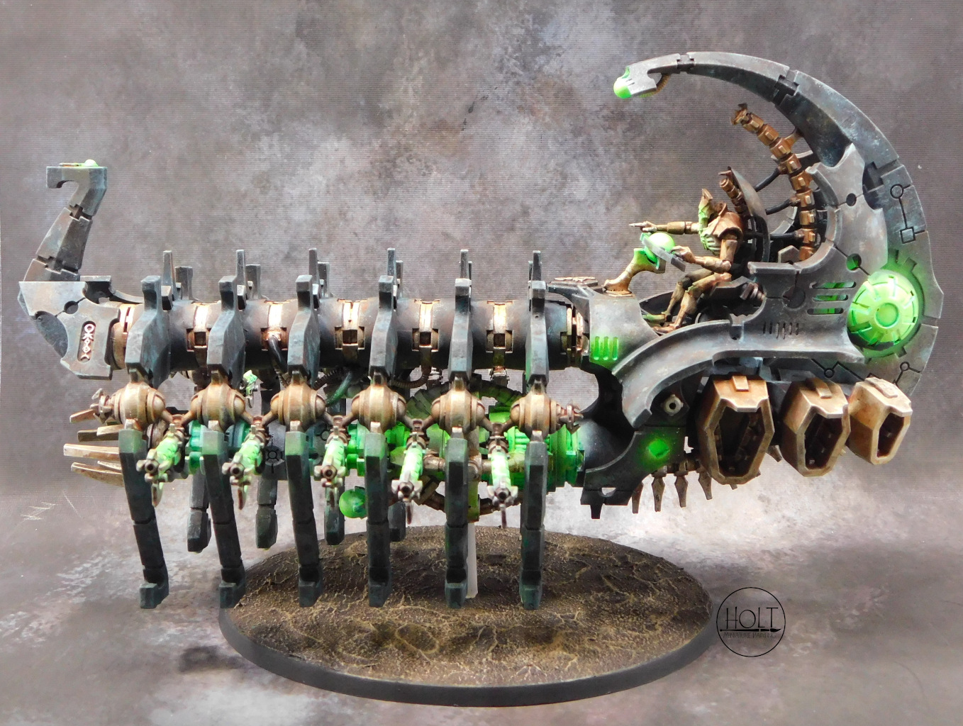Necron Doomsday Arks – K.C. Holt Miniature Painting