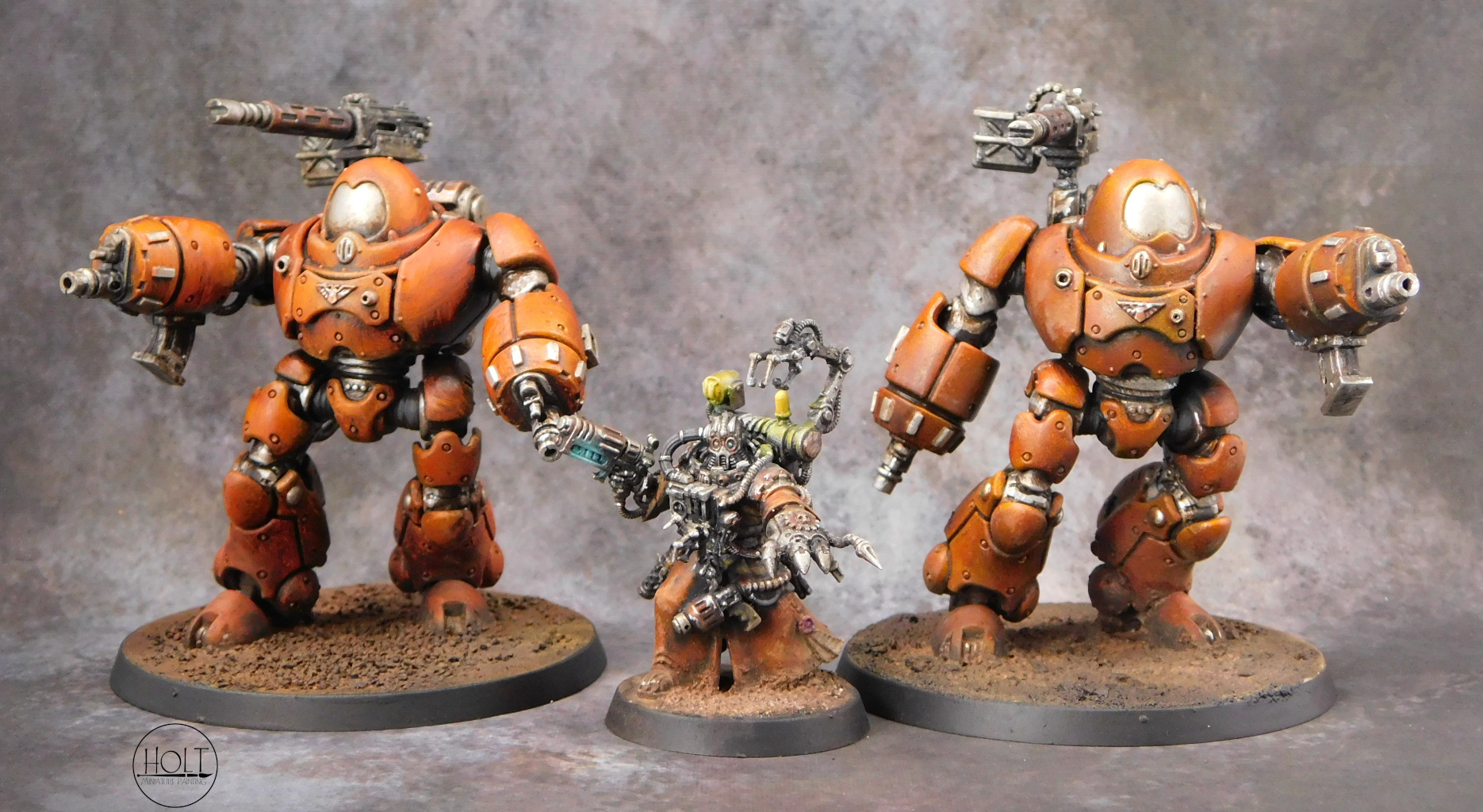 Kastelan Robots and Cybernetica Datasmiths – K.C. Holt Miniature Painting