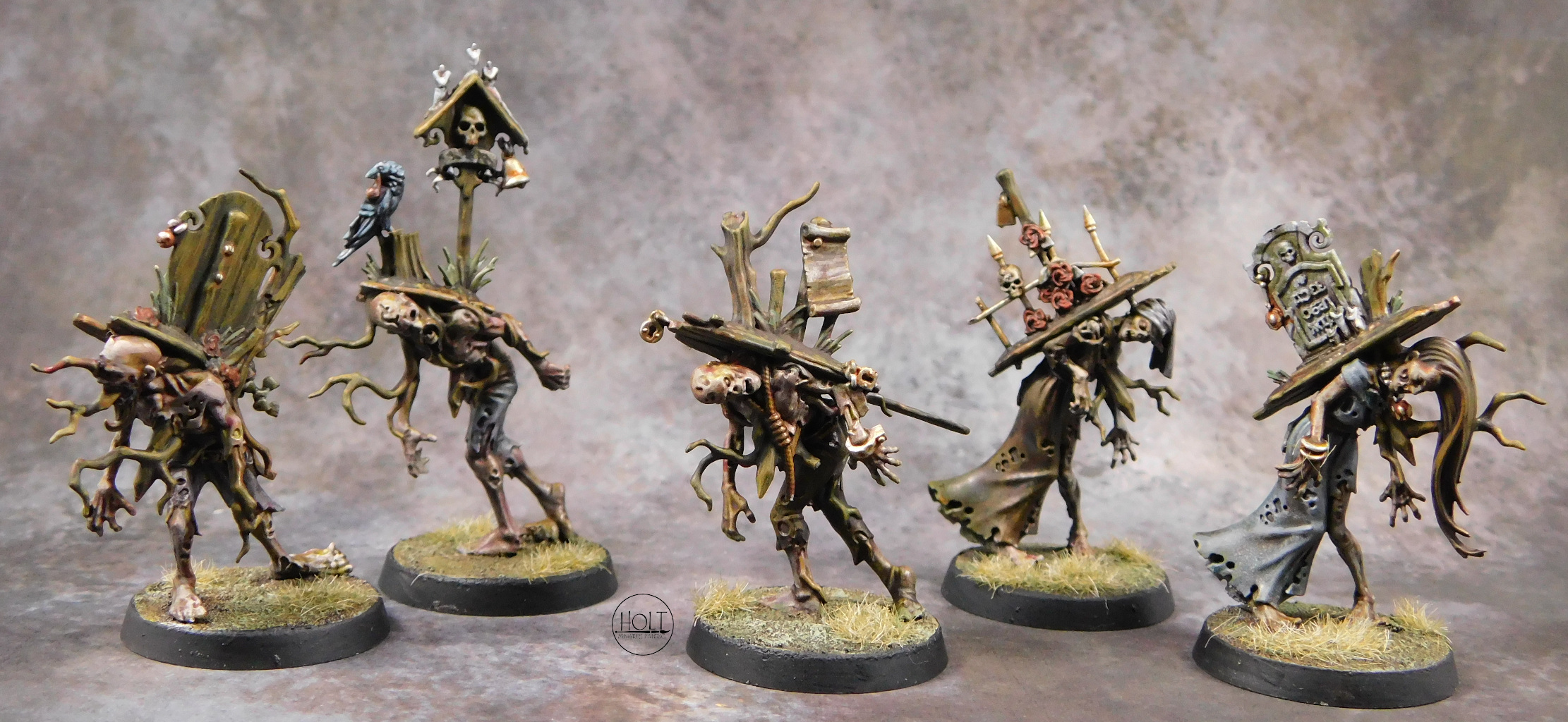 Warhammer Quest: Cursed City Zombie Models – K.C. Holt Miniature Painting