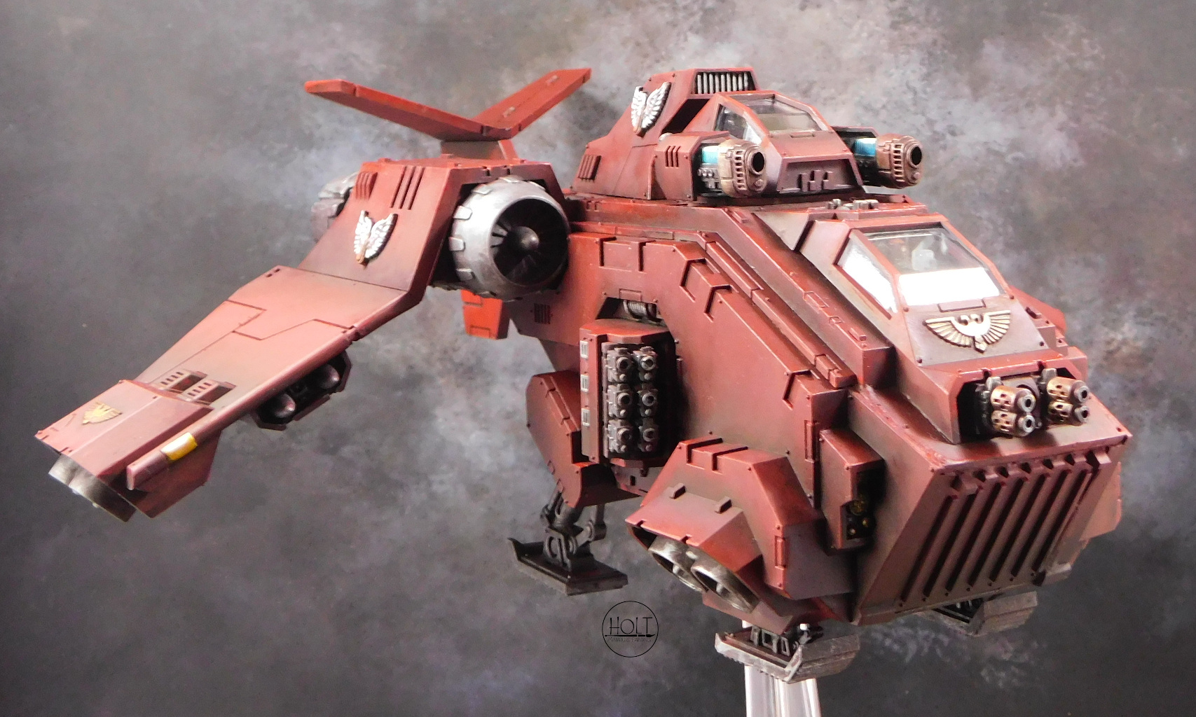 Blood Angel Stormraven Gunship – K.C. Holt Miniature Painting