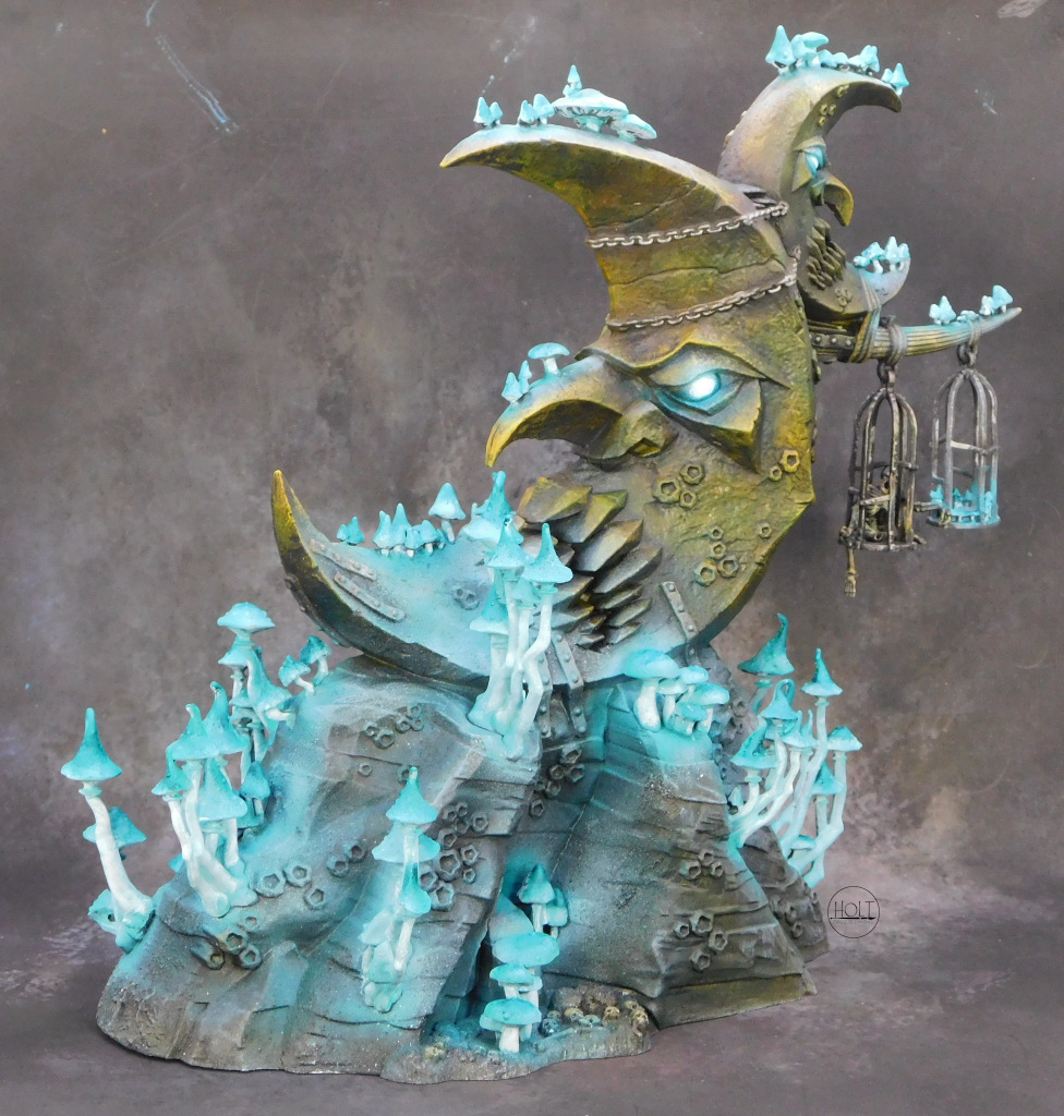 Bad Moon Loonshrine for the Gloomspite Gitz – K.C. Holt Miniature Painting