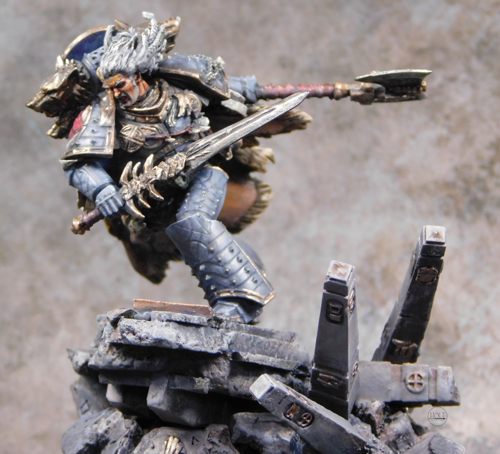 Leman Russ, Primarch of the Space Wolves – K.C. Holt Miniature Painting