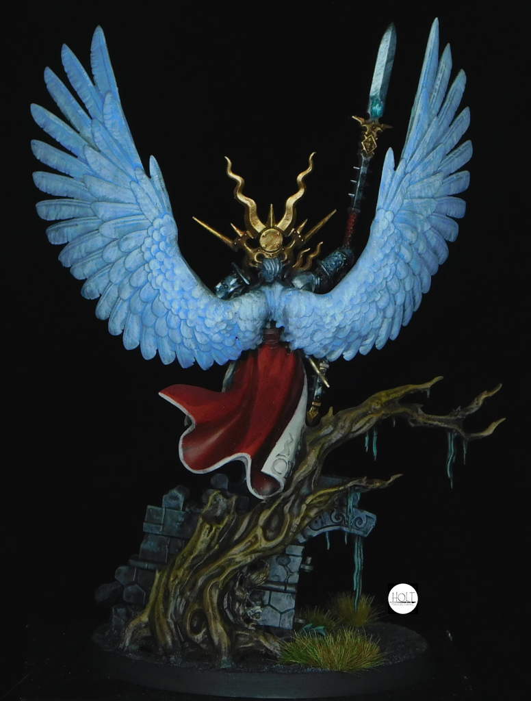 Yndrasta, The Celestial Spear – K.C. Holt Miniature Painting
