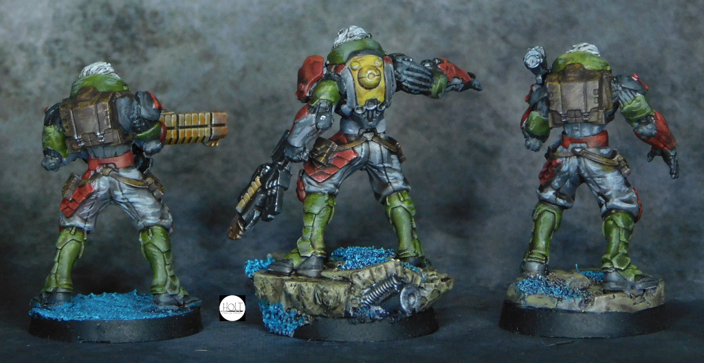 Infinity Combined Army – K.C. Holt Miniature Painting