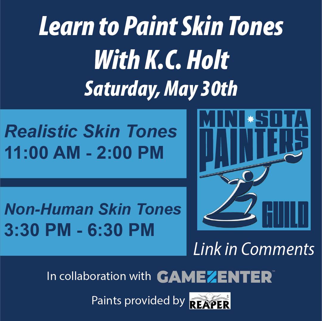 Skin Tone Painting Classes – K.C. Holt Miniature Painting
